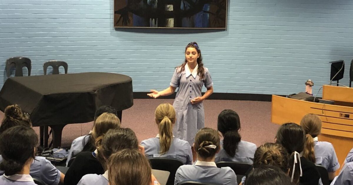 Confident High School Student