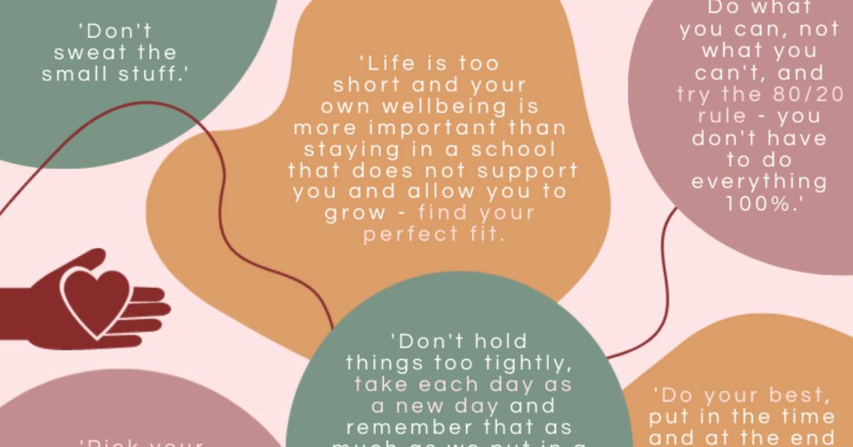 Infographic: From one teacher to another – learning to let go