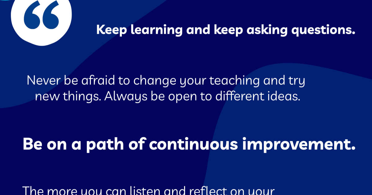 Infographic: Wise words on continuous learning