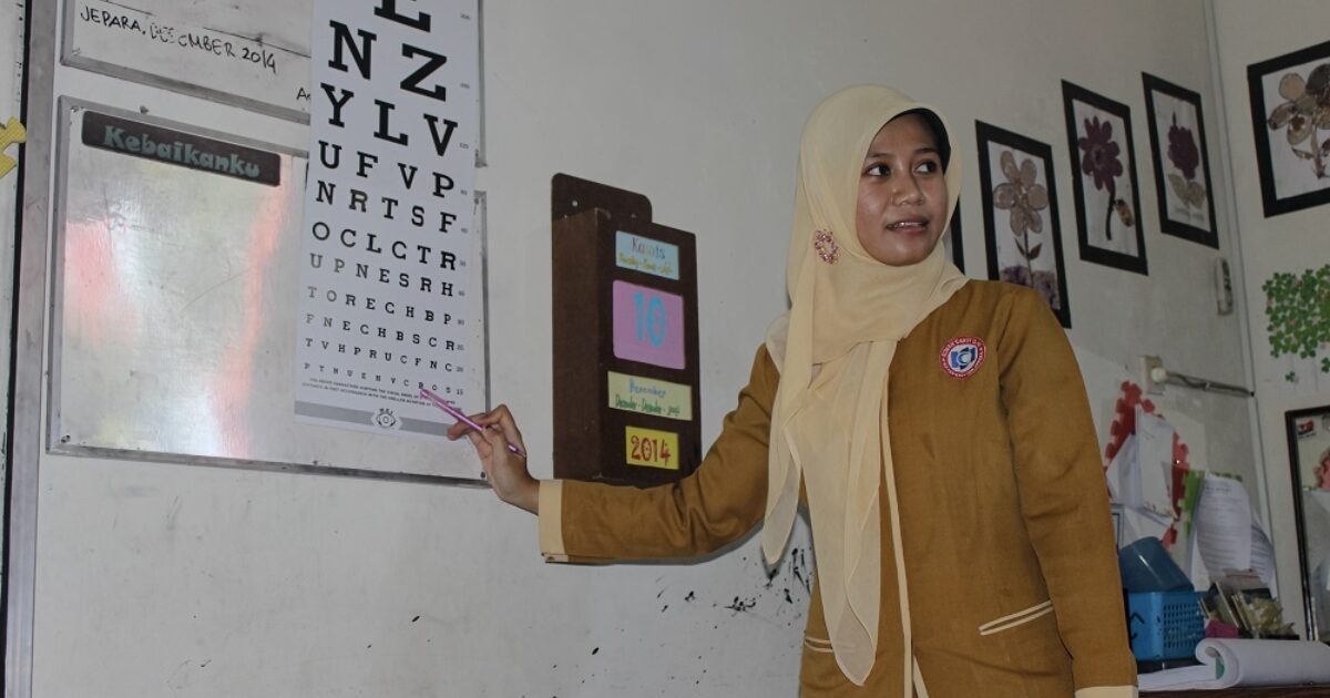 Learning spaces: Recognising vision problems in the classroom